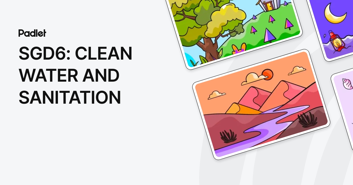 SGD6: CLEAN WATER AND SANITATION