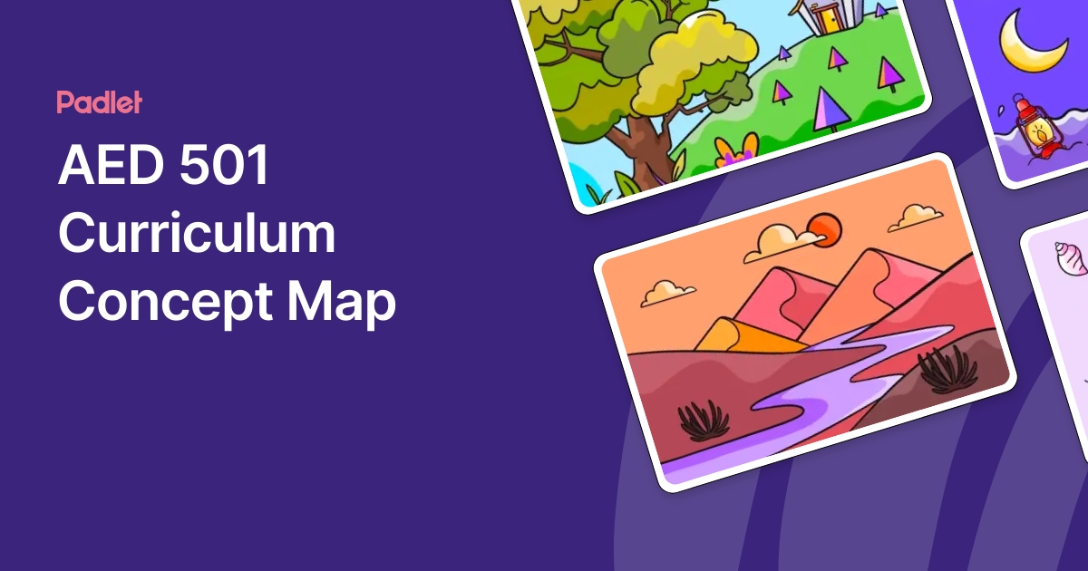 AED 501 Curriculum Concept Map