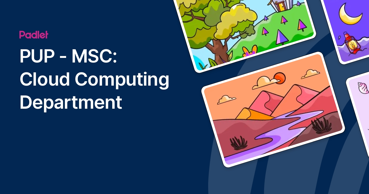 PUP - MSC: Cloud Computing Department
