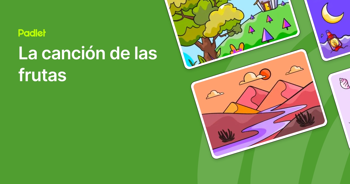 La canción de las frutas
