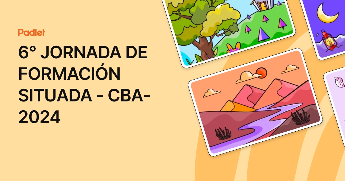 6° JORNADA DE FORMACIÓN SITUADA - CBA- 2024