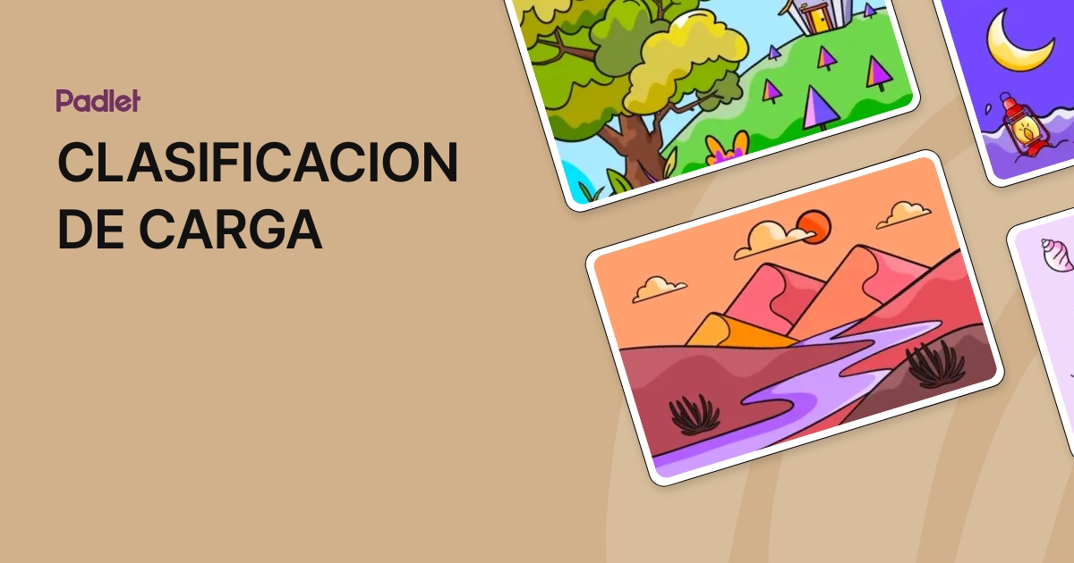 CLASIFICACION DE CARGA