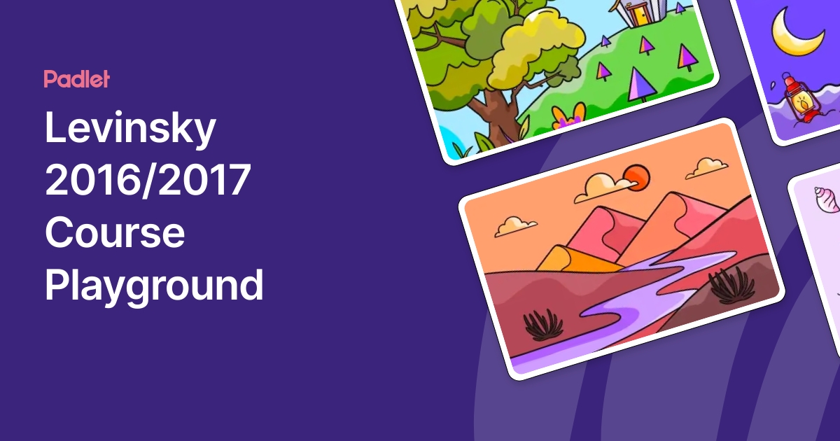 Levinsky 2016/2017 Course Playground