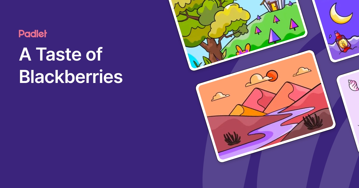 A Taste of Blackberries