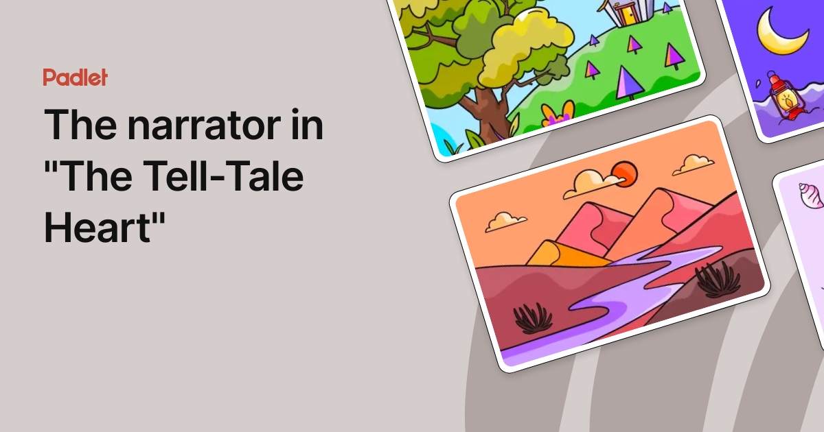 The narrator in "The Tell-Tale Heart"