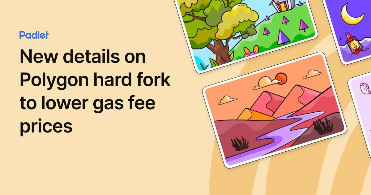 New details on Polygon hard fork to lower gas fee prices