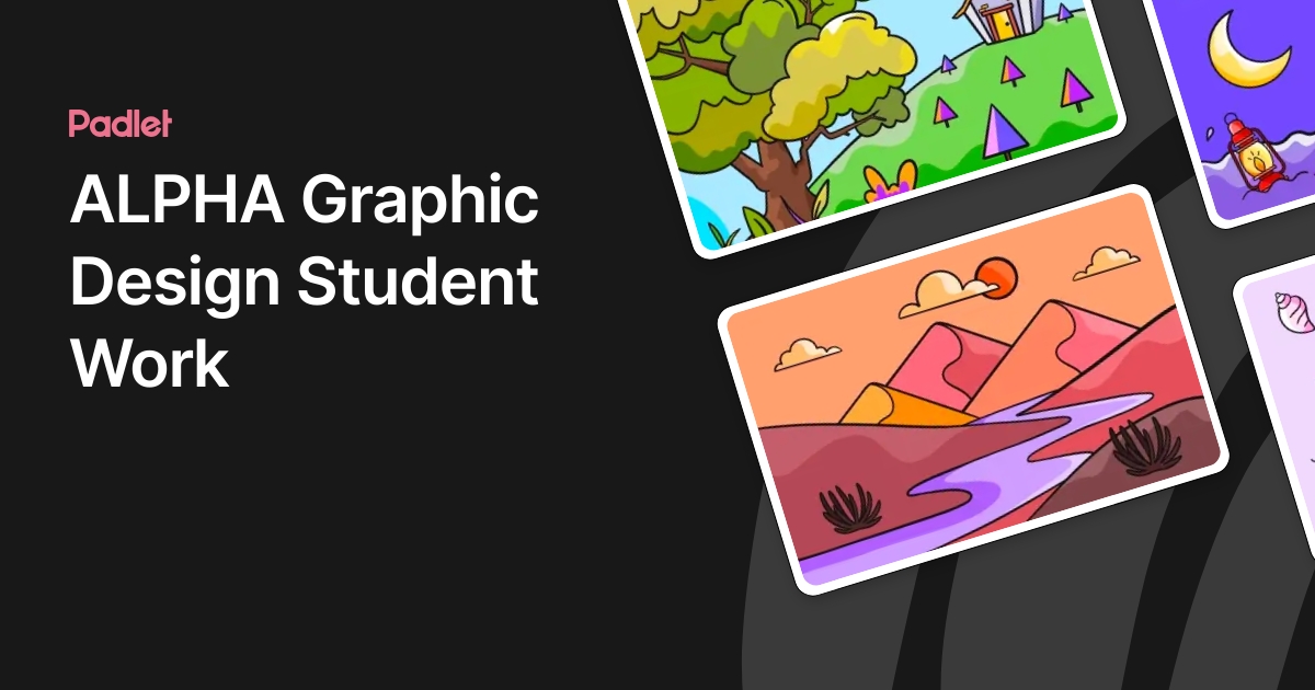 ALPHA Graphic Design Student Work