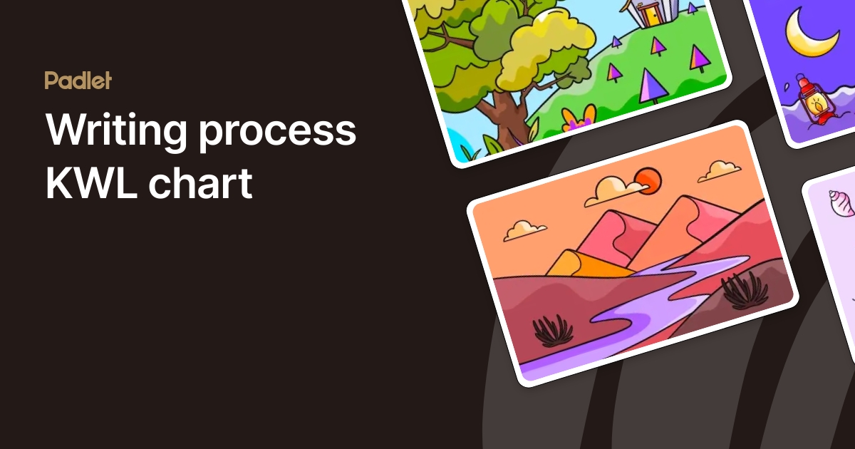 Writing process KWL chart