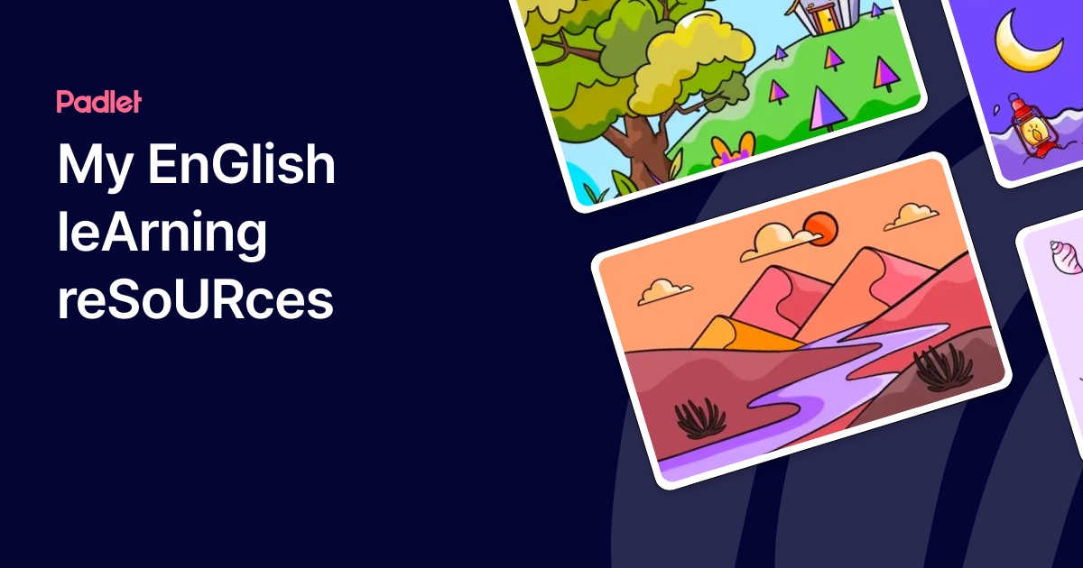 My EnGlish leArning reSoURces