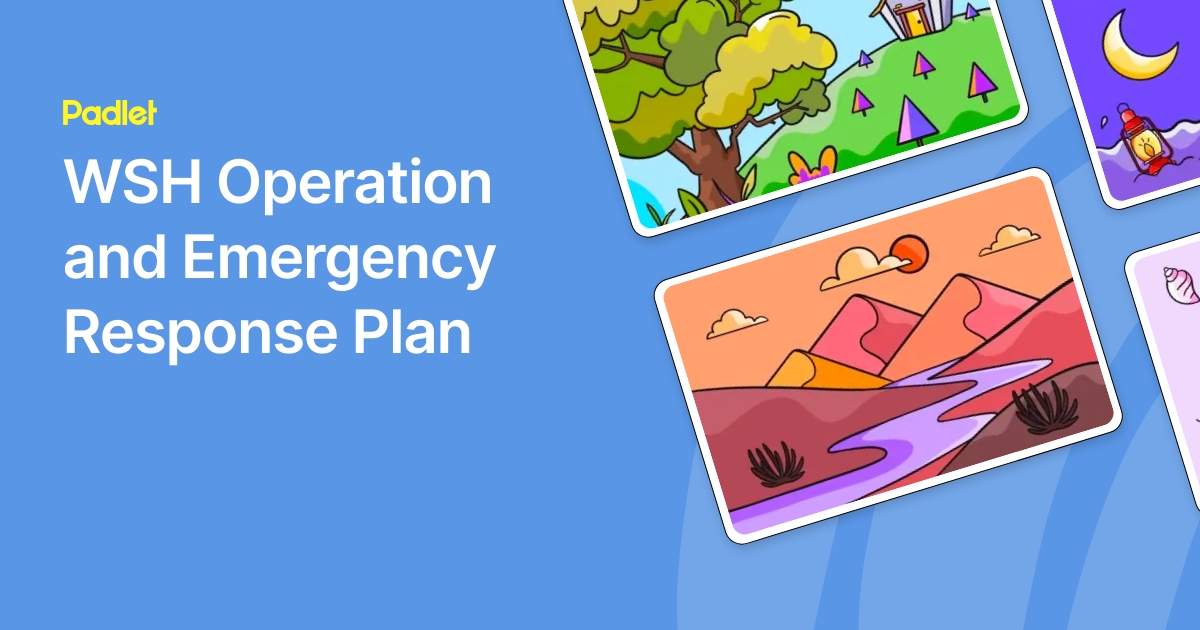 WSH Operation and Emergency Response Plan
