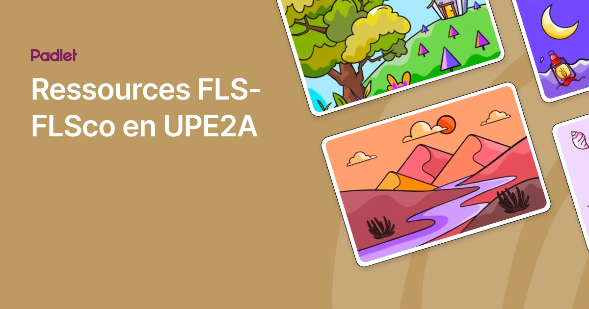Ressources FLS-FLSco en UPE2A