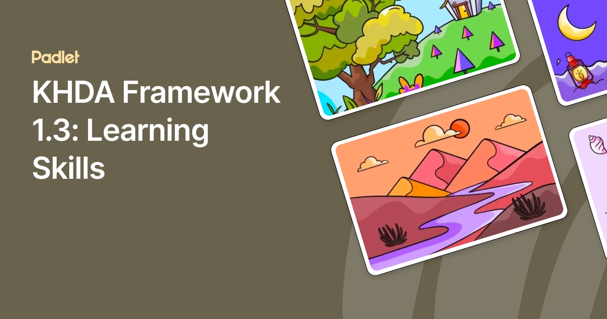 KHDA Framework 1.3: Learning Skills