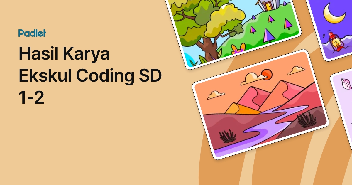 Hasil Karya Ekskul Coding SD 1-2