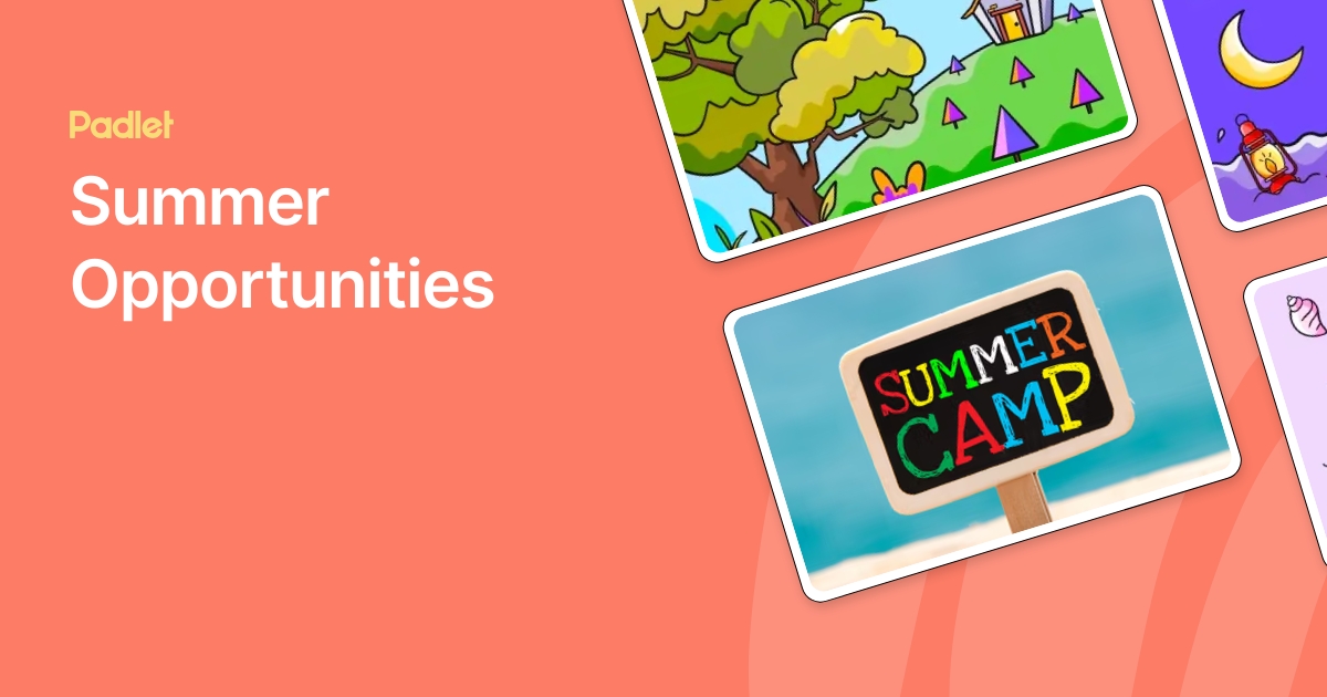 Summer Opportunities