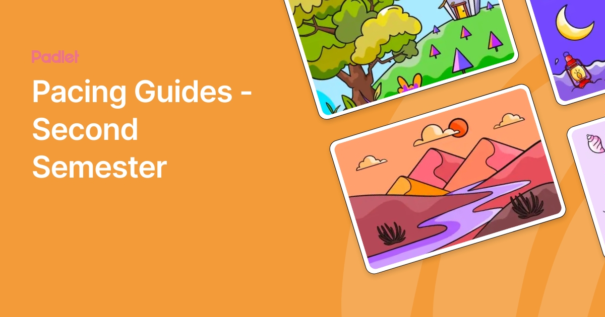 Pacing Guides - Second Semester