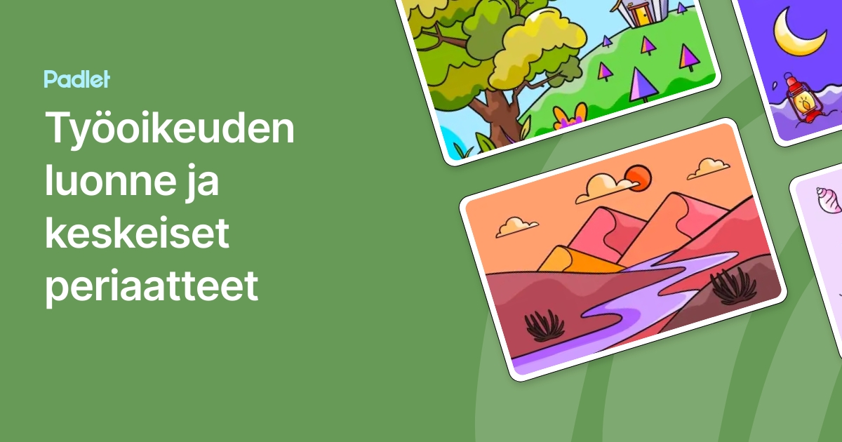 Työoikeuden luonne ja keskeiset periaatteet