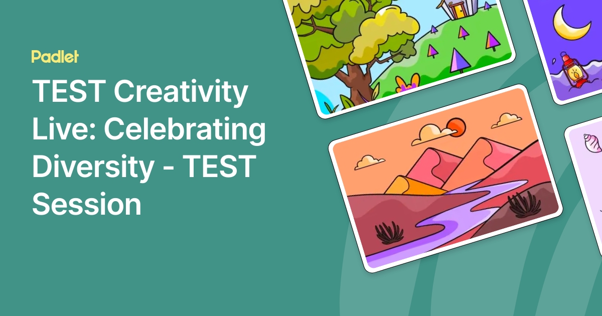 TEST Creativity Live: Celebrating Diversity - TEST Session