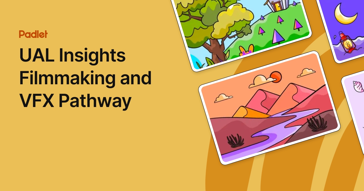 UAL Insights Filmmaking and VFX Pathway