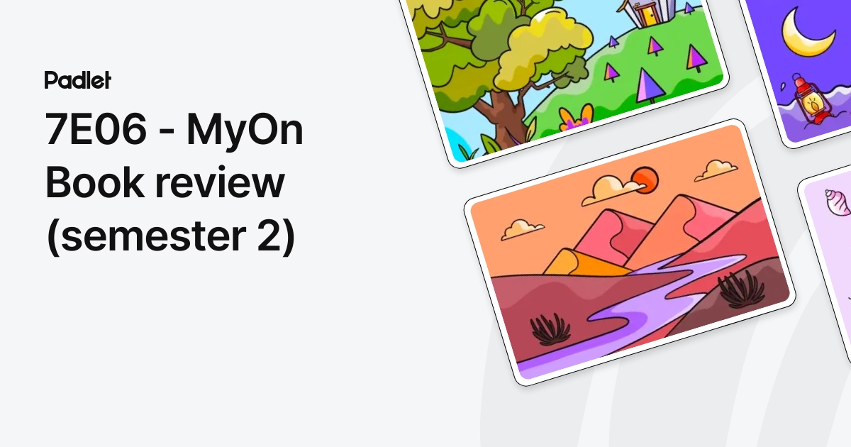 7E06 - MyOn Book review (semester 2)