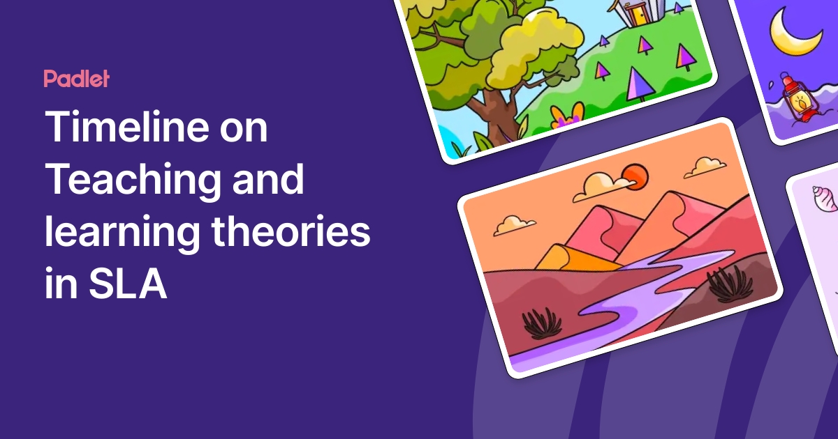 Timeline on Teaching and learning theories in SLA