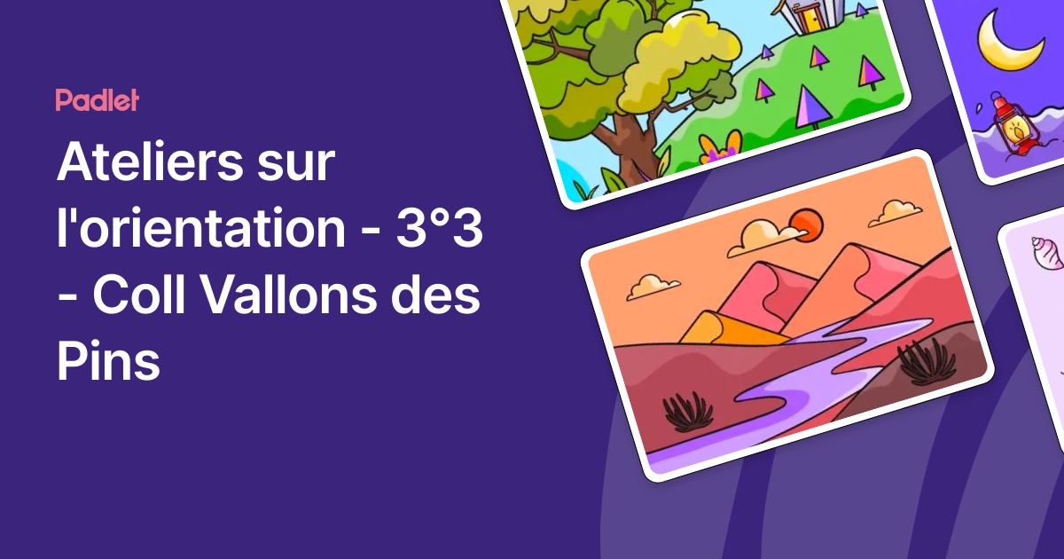 Ateliers sur l'orientation - 3°3 - Coll Vallons des Pins