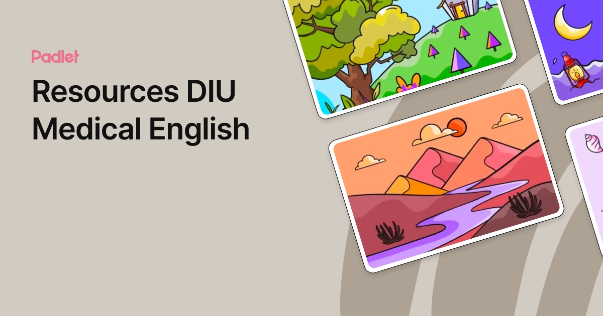 Resources DIU Medical English
