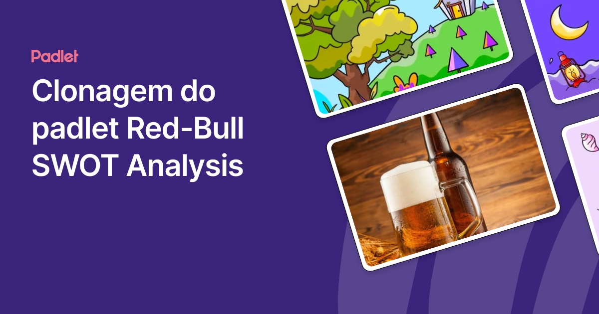 Clonagem do padlet Red-Bull SWOT Analysis