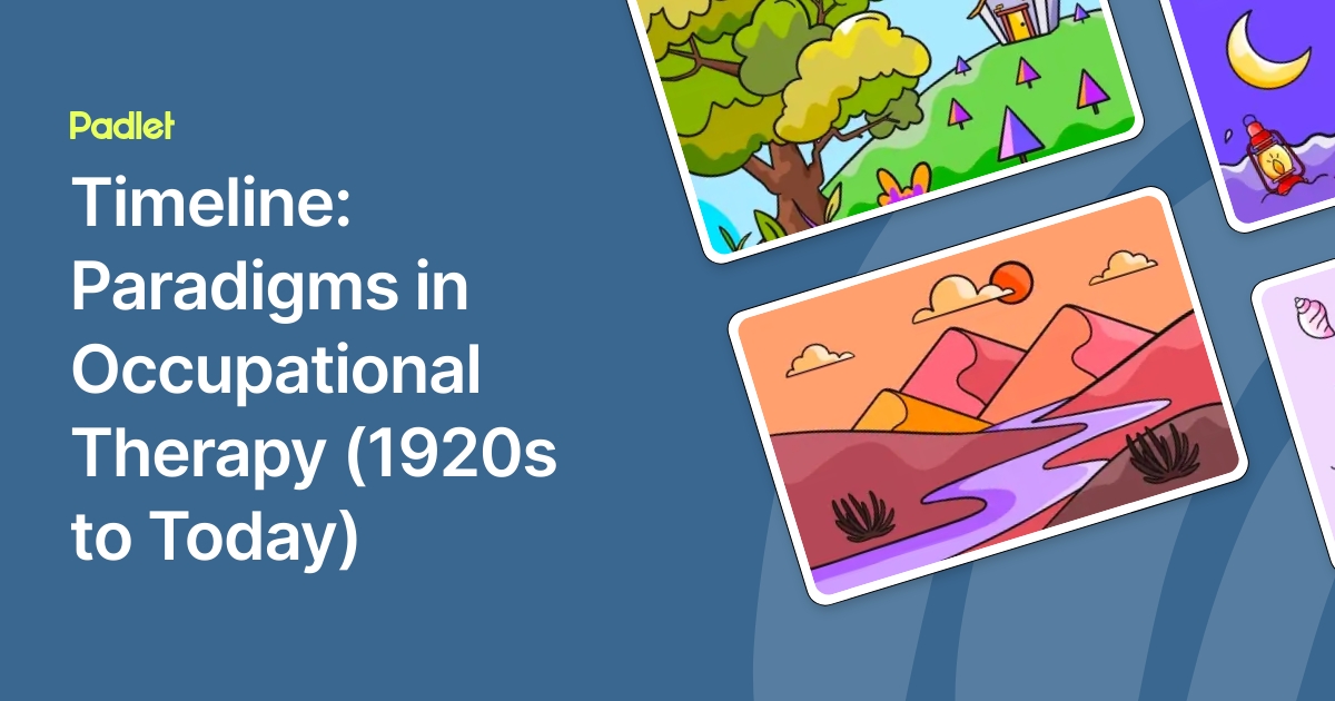 Timeline: Paradigms in Occupational Therapy (1920s to Today)