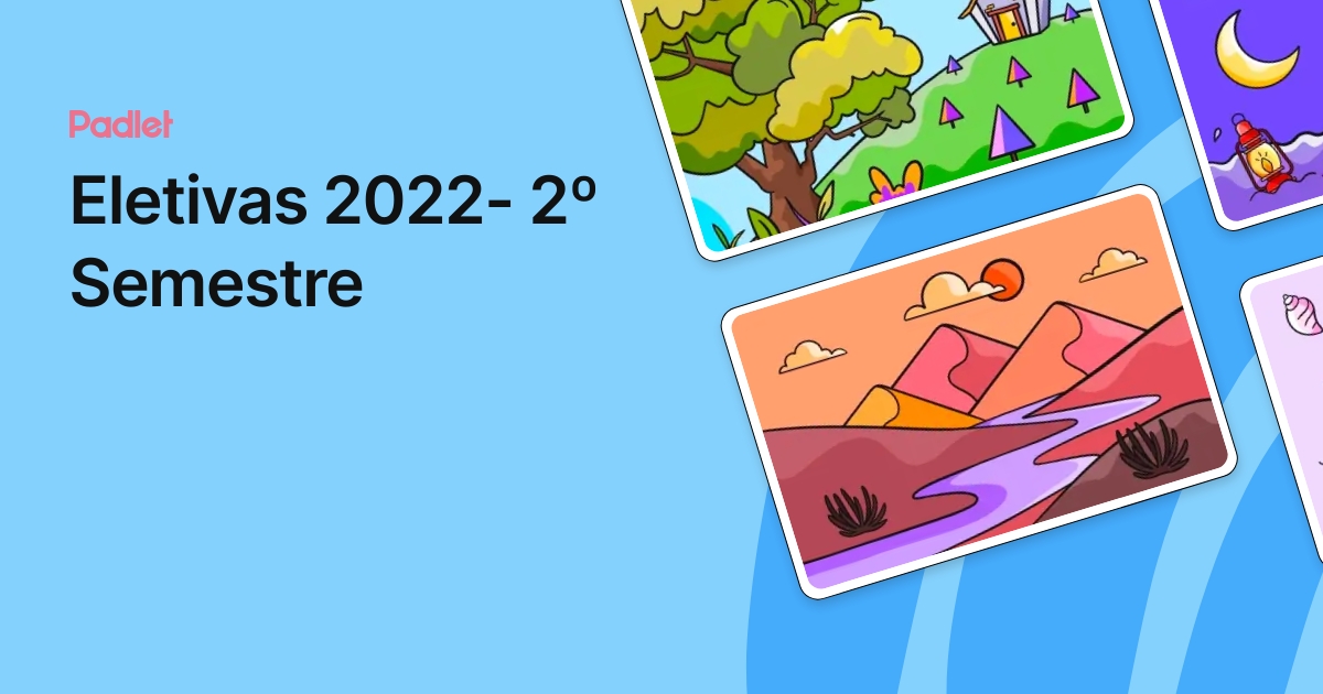 Eletivas 2022- 2º Semestre