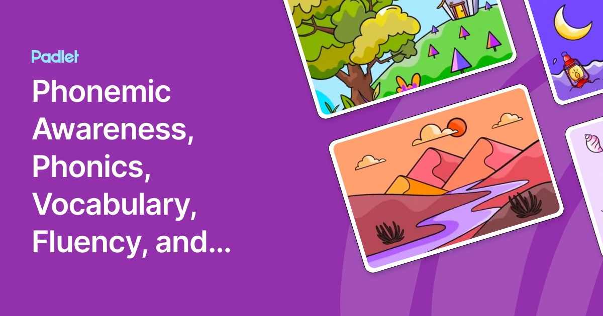 Phonemic Awareness, Phonics, Vocabulary, Fluency, and Comprehension