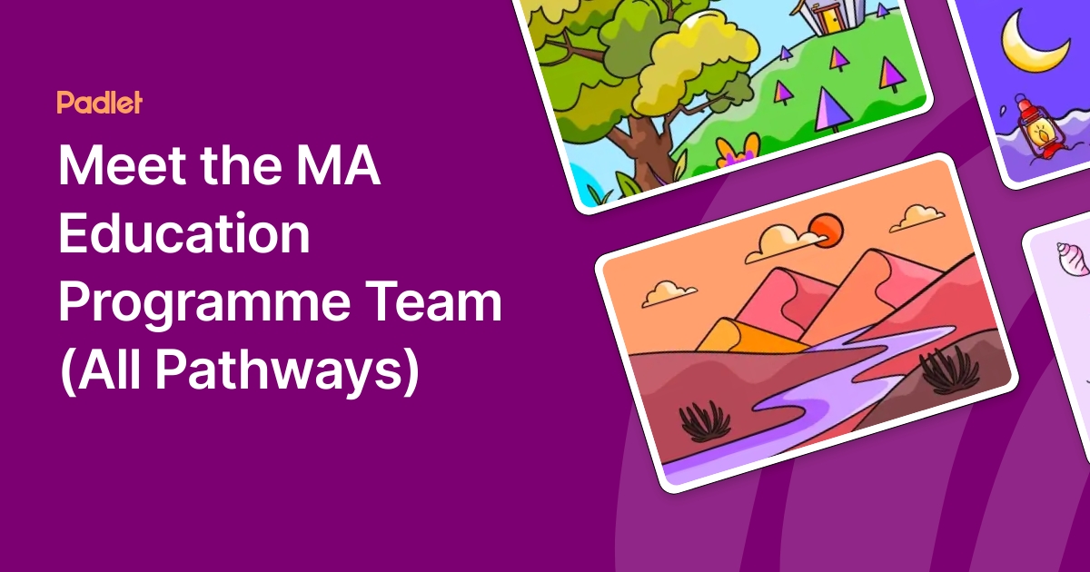 Meet the MA Education Programme Team (All Pathways)