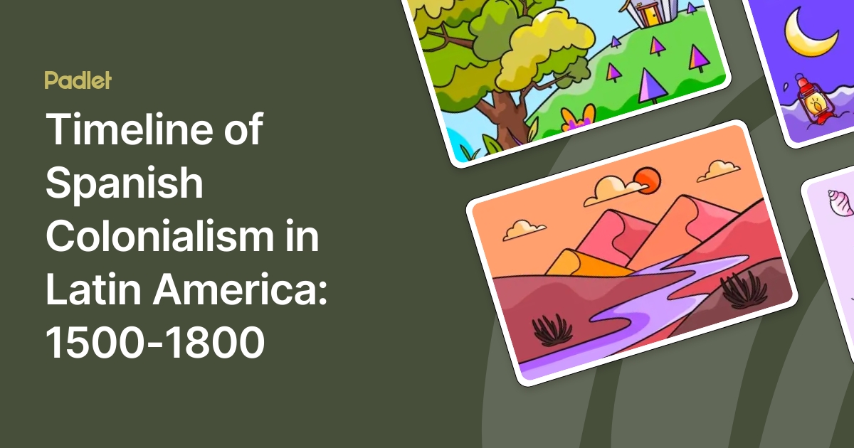 Timeline of Spanish Colonialism in Latin America: 1500-1800