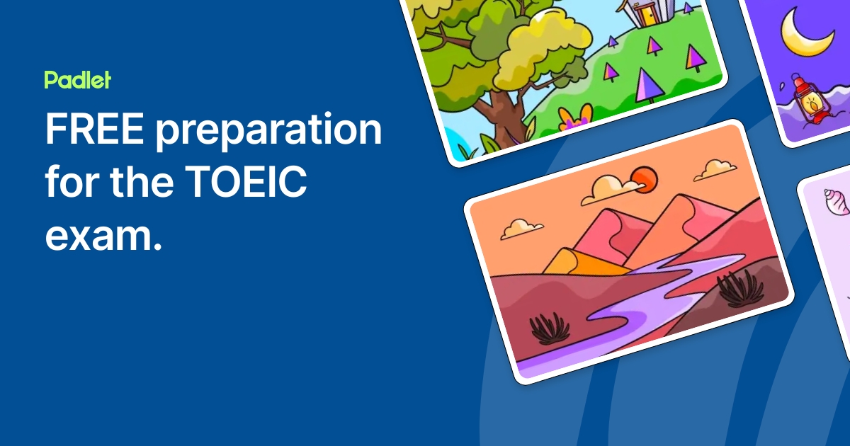FREE preparation for the TOEIC exam.