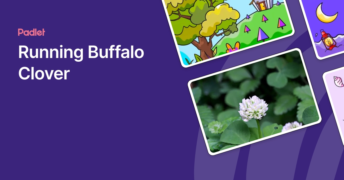Running Buffalo Clover