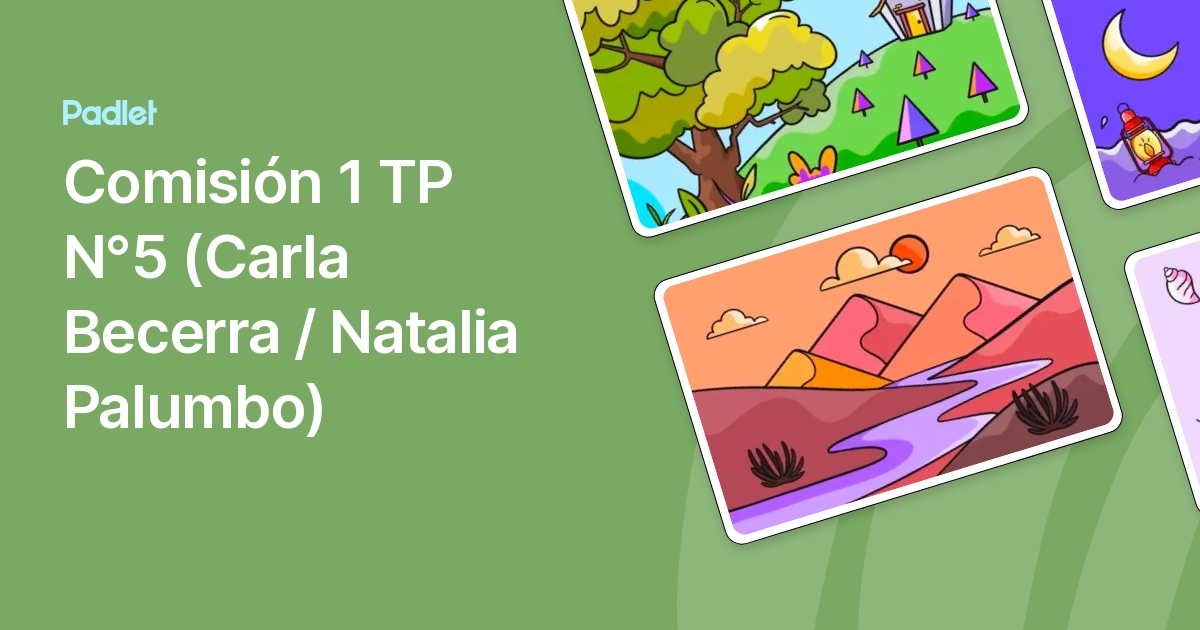 Comisión 1 TP N°5 (Carla Becerra / Natalia Palumbo)