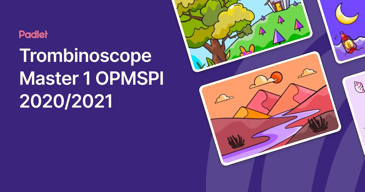 Trombinoscope Master 1 OPMSPI 2020/2021