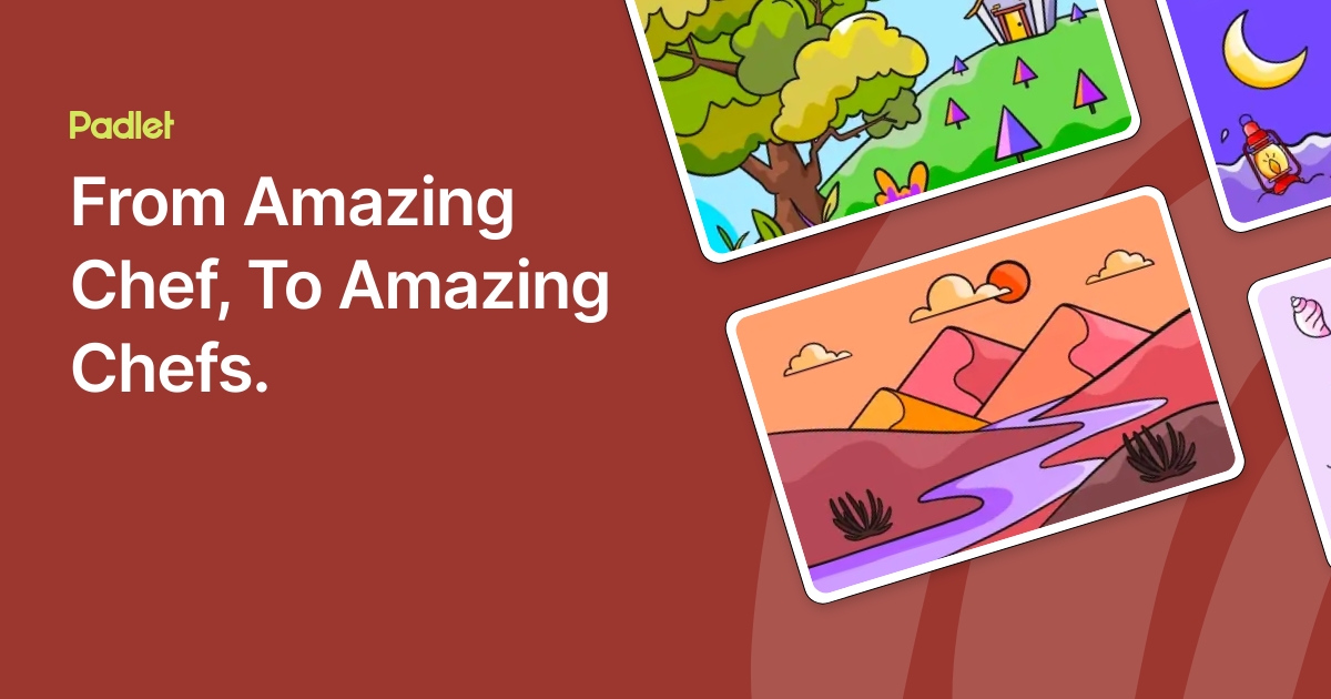 From Amazing Chef, To Amazing Chefs.