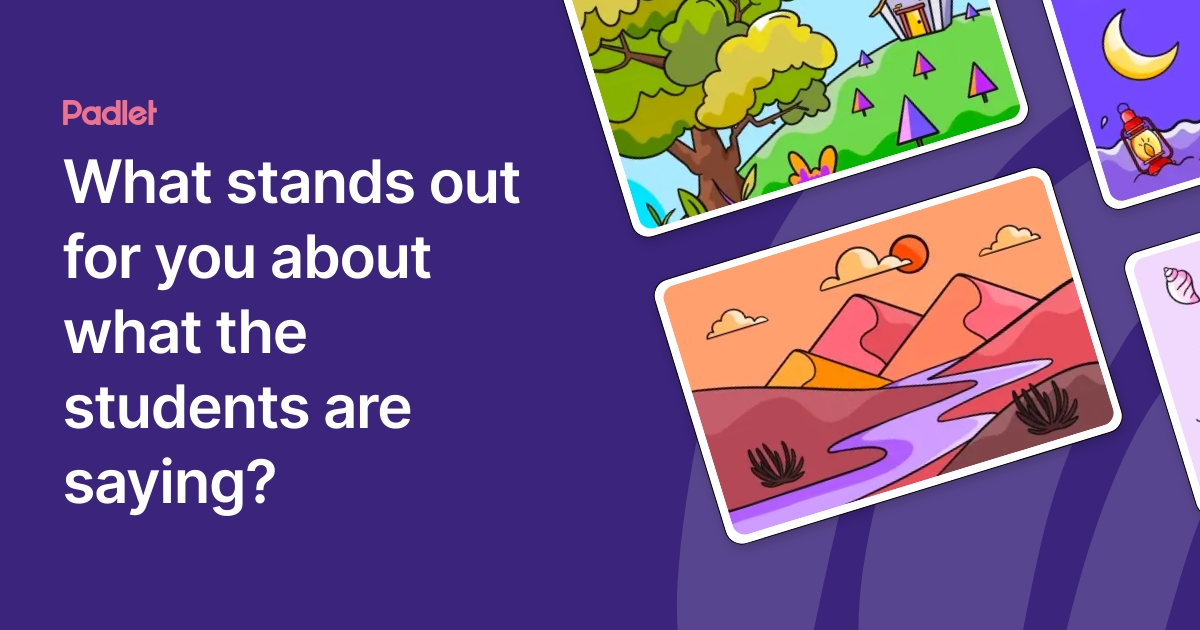 What stands out for you about what the students are saying?