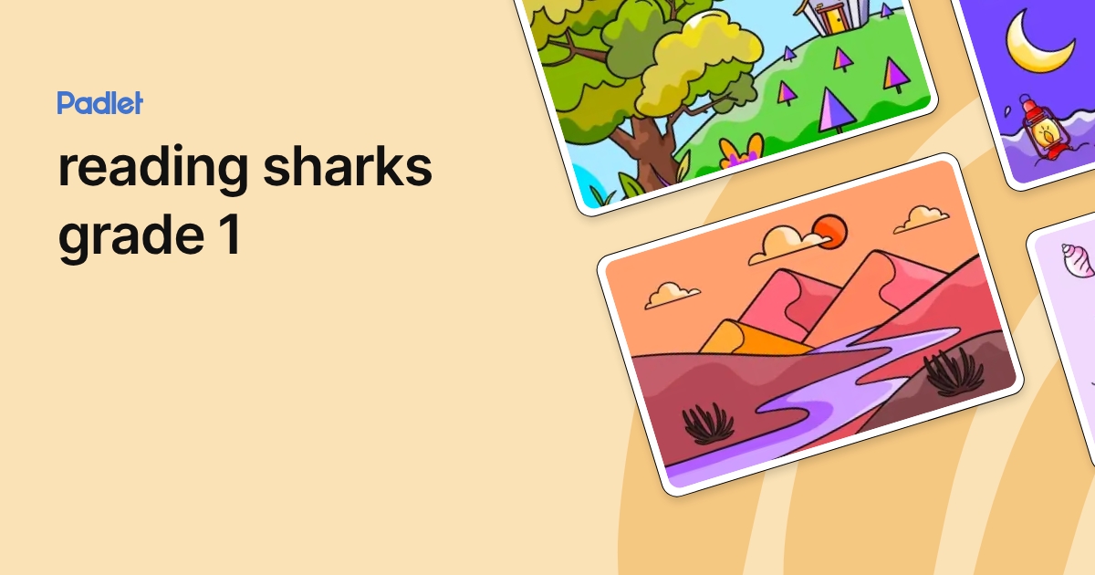 reading sharks grade 1
