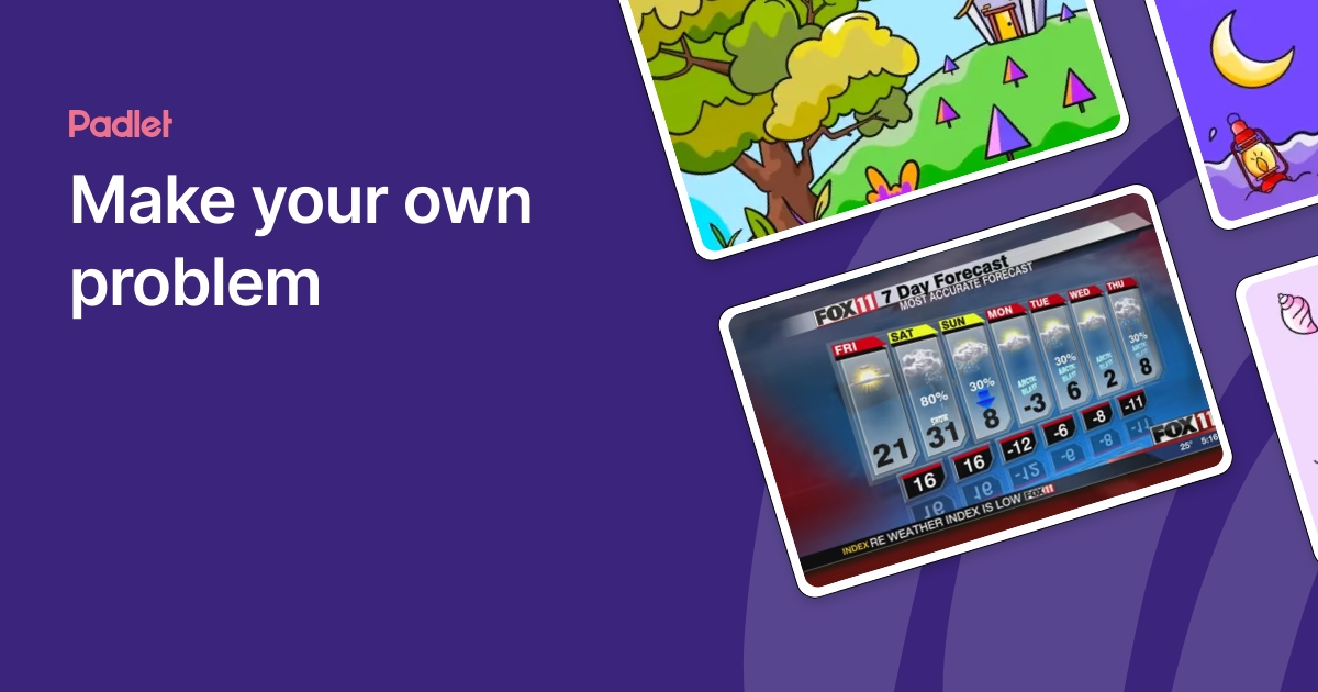 Make your own problem