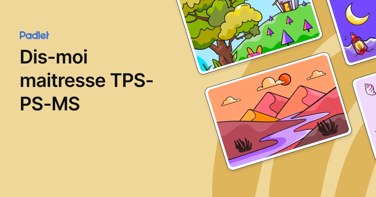 Dis-moi maitresse TPS-PS-MS