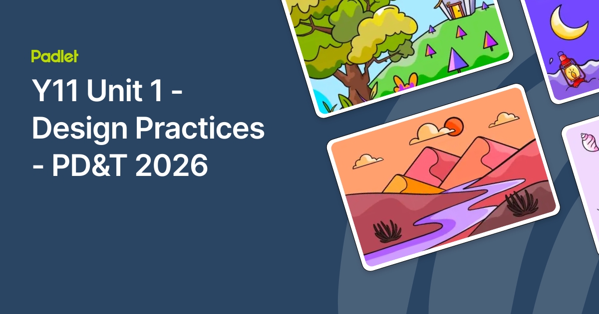 Y11 Unit 1 - Design Practices - PD&T