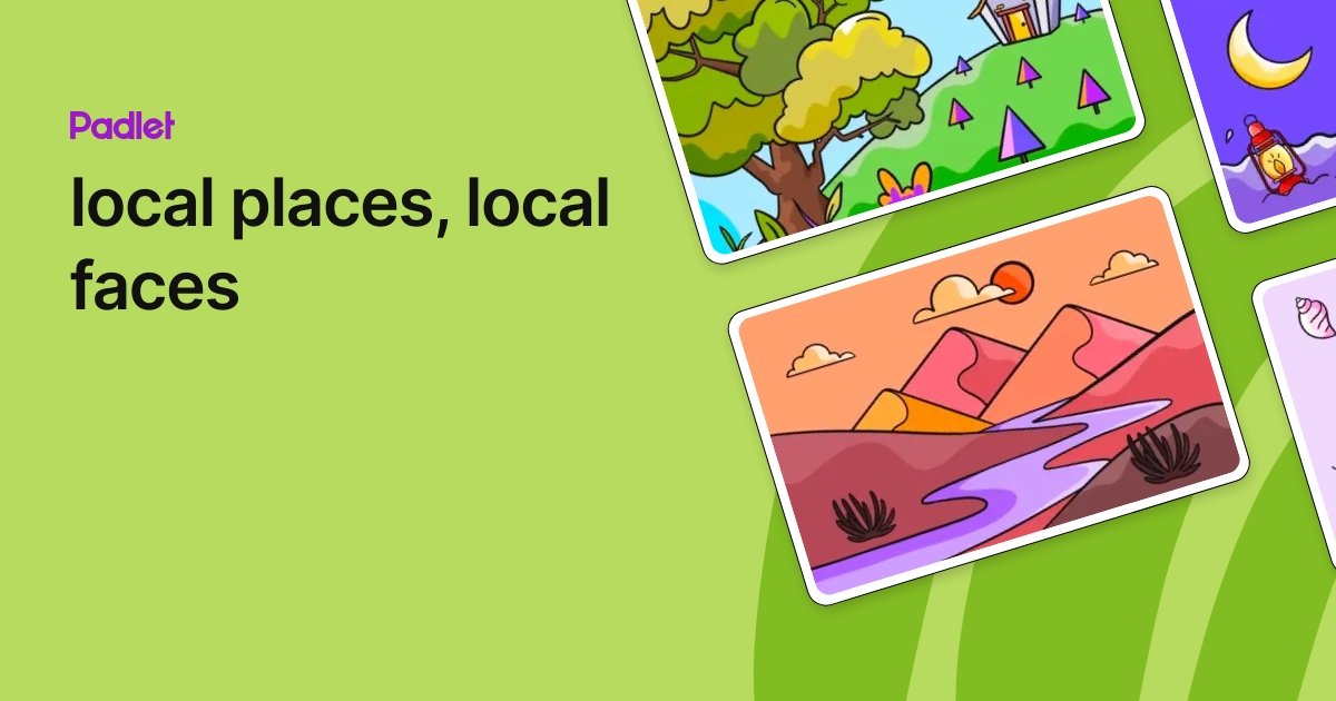 local places, local faces