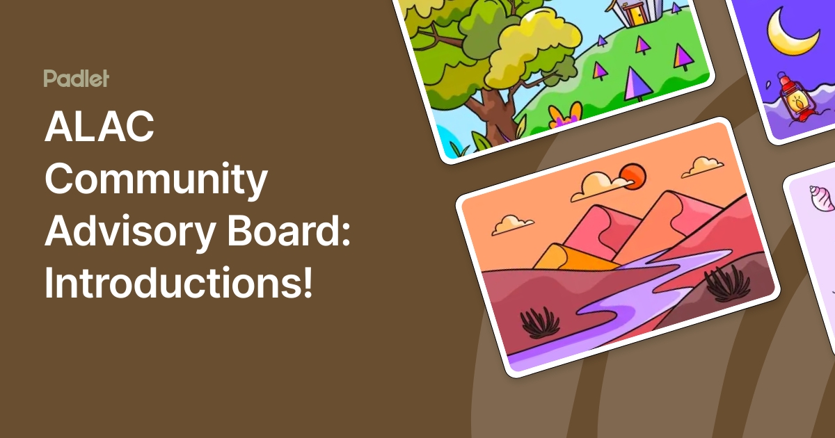 ALAC Community Advisory Board: Introductions!