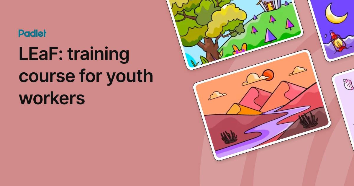 LEaF: training course for youth workers