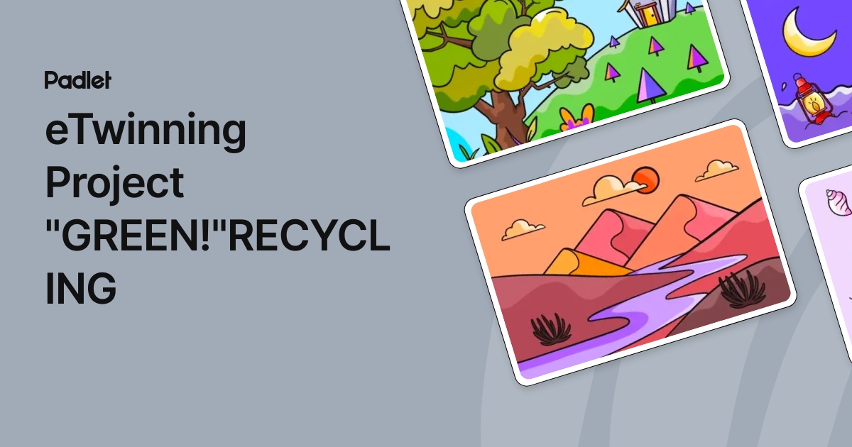 eTwinning Project "GREEN!"RECYCLING
