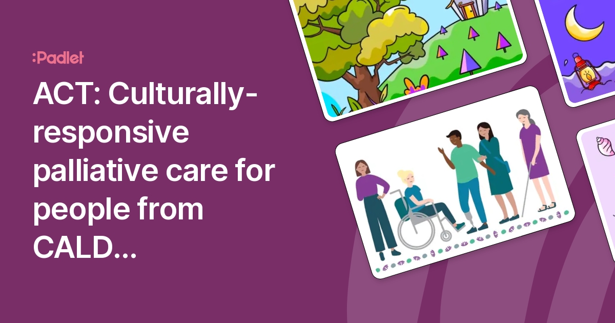 ACT: Culturally-responsive palliative care for people from CALD ... ACT: Culturally-responsive palliative care for people from CALD ...