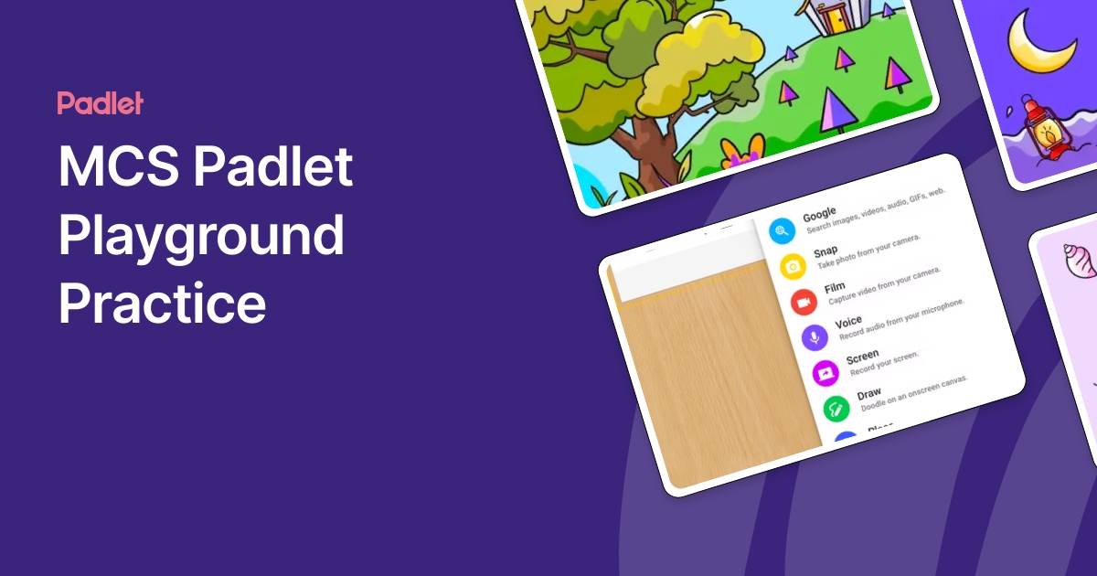 MCS Padlet Playground Practice