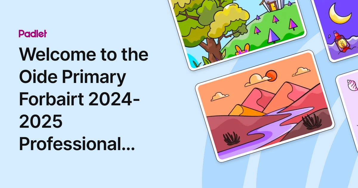 Welcome to the Oide Primary Forbairt 2024-2025 Professional Learning Programme - Participant ...