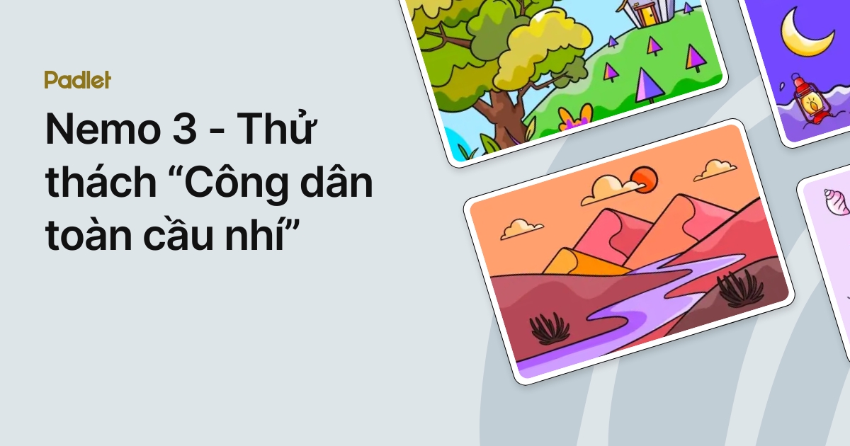 Nemo 3 - Thử thách “Công dân toàn cầu nhí”